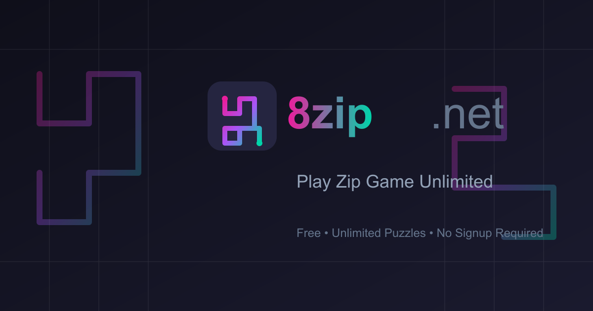 8zip.net - Play Zip Game Unlimited | Free Number Path Puzzle